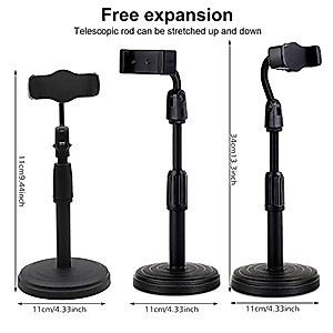 NA Slixune Adjustable Portable Desktop Phone Holder, a Must-Have Mobile Phone Tool for Lazy People