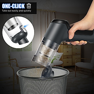 Bug Vacuum Catcher and Cordless Handheld Car Vacuum Cleaner Bundle - Rechargeable, 9000Pa High Power, Multifunctional Suction Nozzles for Home, Office, Car, and Stink Bug Moth Spider Insect Removal