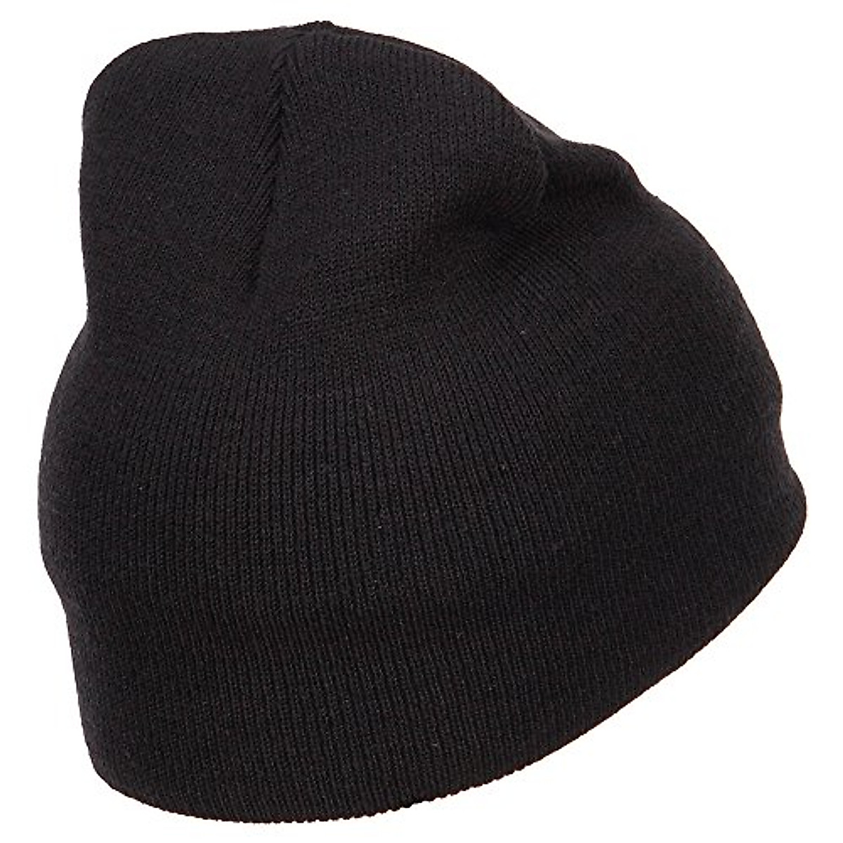 e4Hats.com US Army Veteran Military Embroidered Short Beanie - Black OSFM