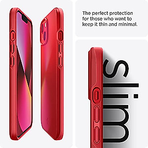 Spigen Thin Fit Designed for iPhone 13 Mini Case (2021) - Red