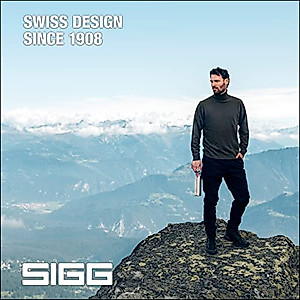 SIGG - Insulated Water Bottle White - Thermo Flask Hot & Cold One with Tea Infuser - Leakproof. BPA Free - 18/8 Stainless Steel - 17 Oz