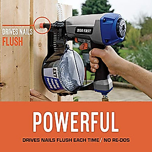Duo Fast, Pneumatic 0 Degree Coil Siding Nailer DF22C, 502950, Air Compressor Powered