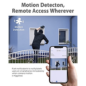 seQuro GuardPro2 DIY Surveillance-DVR-Kit with 2 Bullet Cameras 1080P Night Vision, Motion Detection, IP66 Waterproof for Front Door, Back and Side Doors, Garage and Driveway, Yard Monitoring