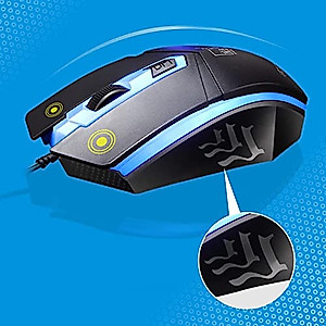 Funtasica Gaming Wired Keyboard Kit Backlit for Computer, Black