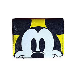 Buckle-Down Disney Mickey Mouse Bi-fold ID Card Wallet - Blue Culture Tees Exclusive