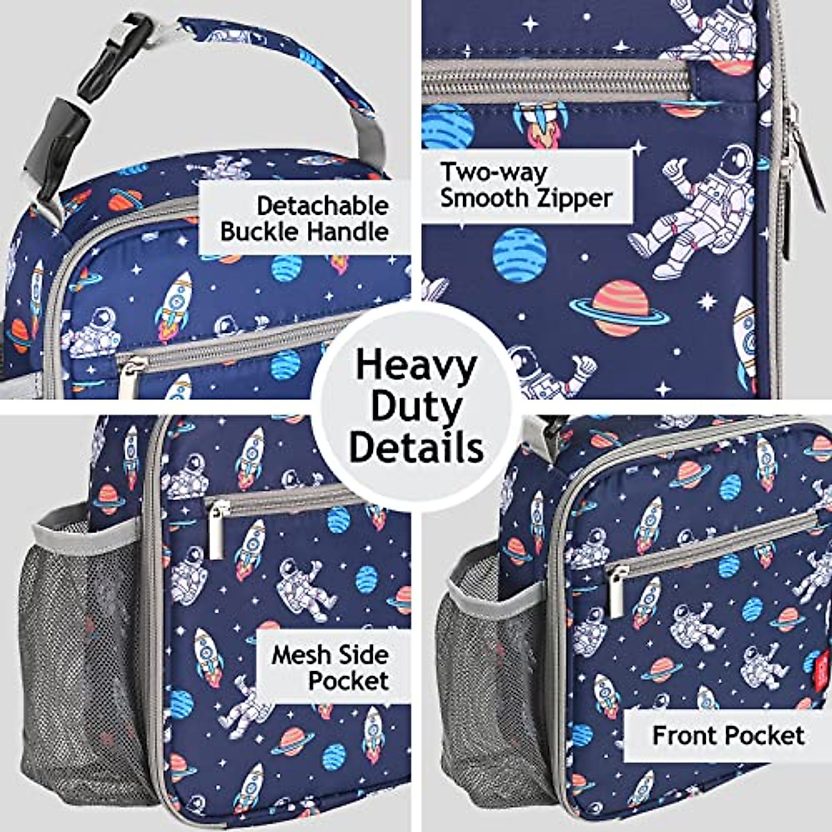 yookee home Lunch Box for Boys Lunch Bag Kids Lunch Box Insulated Lunch Bag Small Lunch Box for Kids Meal Prep Lunch Box Toddler Lunch Box for Daycare Kawaii Lunch Bag Cute Lunch Box Boys Lunch Box