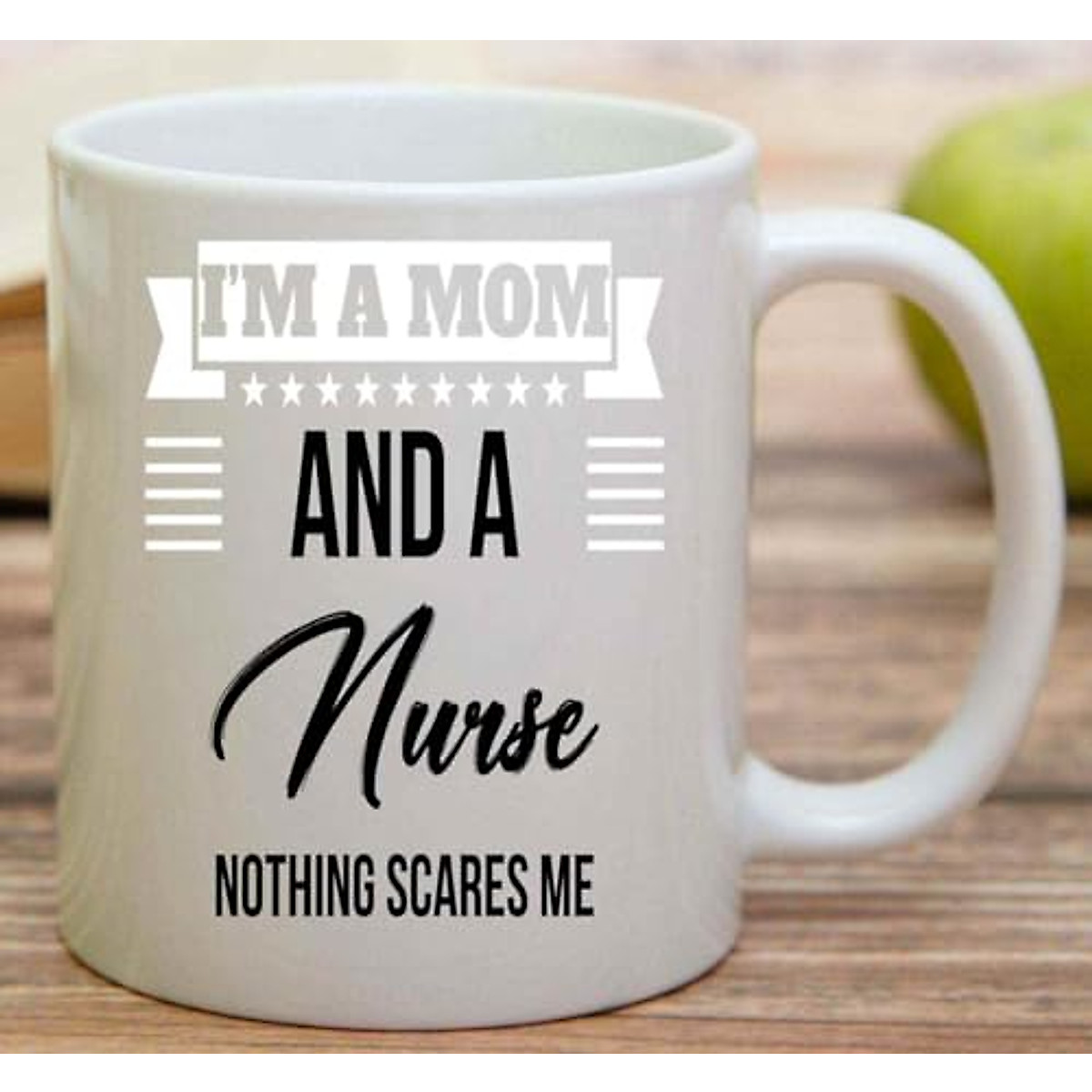Answer: Adorable Nurse Mom Gifts - Womens Sweat Quote - Birthday Present for Daughter - 11 Oz White Ceramic Coffee Mug