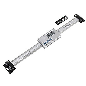 Accusize Industrial Tools 0-8''/0-200 mm by 0.0005''/0.01 mm Horizontal Electronic Digital DRO Scale Unit, Abho-0008