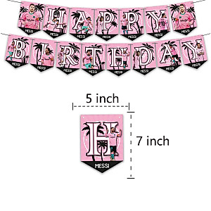 Birthday Party Supplies For messi Includes The Soccer Inspired Happy Birthday Banner - Cake Topper - 24 Cupcake Toppers - 16 Balloons