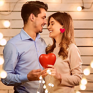 Heart Earrings for Women Valentines Day Earrings Red Heart Stud Earrings Valentines Day Gifts for Girlfriend