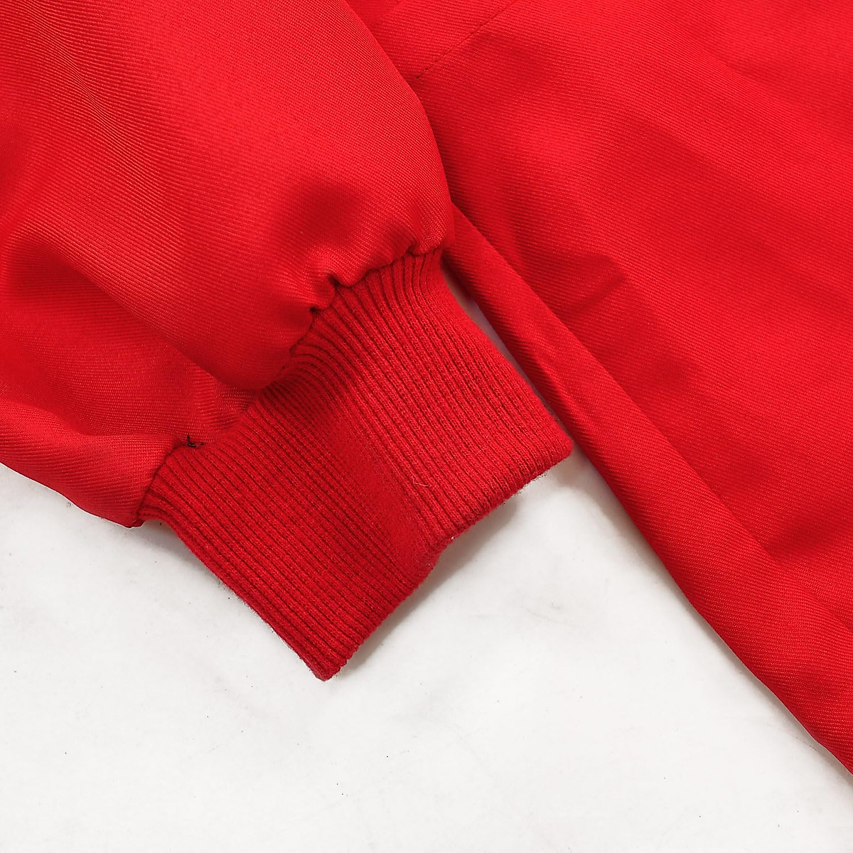 Uisozsfeb Unisex Red Jumpsuits Mask Halloween Party Costume Full Set(20284, M)