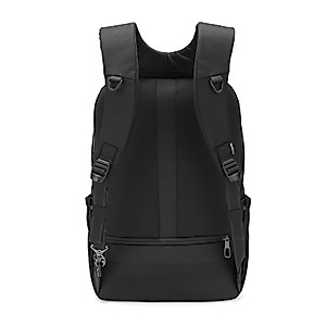 Pacsafe Metrosafe X Anti Theft 25L Backpack - With Padded 15" Laptop Sleeve, Black