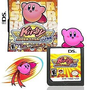 Game Card for Kirby Super Star Ultra USA, for DS 2/3DS NDSI NDS NDSL Lite Multi Colors Classic Game Accessoriss, Birthday Gifts for Friends, Funny Weekends Holiday, US Version