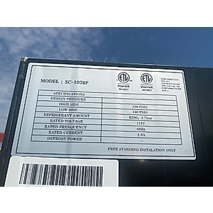 Commercial Refrigerator Glass 2-Door Swing Door Merchandiser Display Cooler Case Fridge NSF, Bottom-Mounted, 48 inches width, 30 cubic feet, 110V, Restaurant Kitchen Cafe SC-1076F