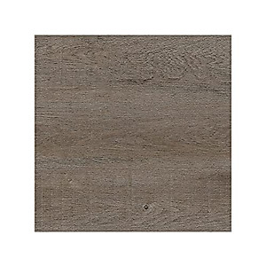 Bush Furniture Yorktown Home Office Desk with 5 Shelf Bookcase, 50W, Restored Gray