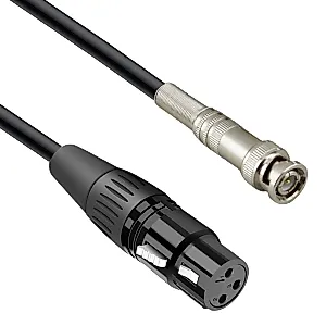 gotor BNC to XLR Female Cable XLR to BNC Cable BNC Female to XLR 6N OFC Silver Plated BNC to XLR Cable 4.95Feet (XLR Female)