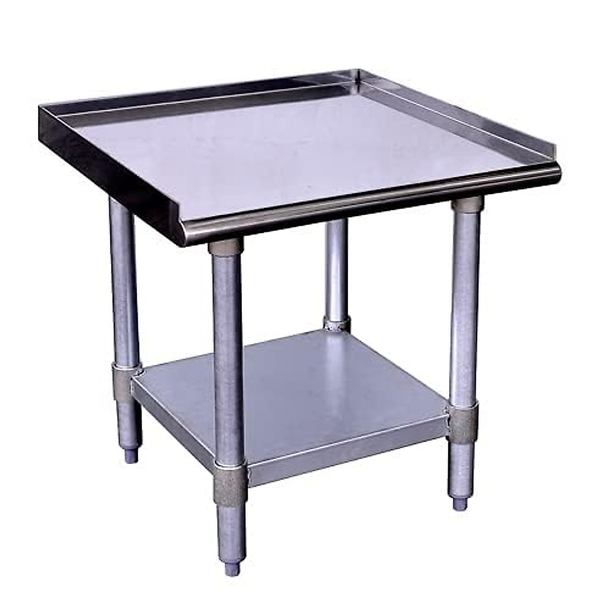 Kratos Stainless Steel Kitchen Equipment Stand 24"x30" with Undershelf, NSF Worktable for Restaurants - 18ga/430SS