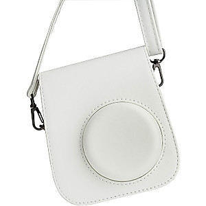 Fujifilm Instax Mini 11 Instant Camera + Fuji Instax Film 40 Shots + Protective Case + Magnetic Frames + Album, Frames Design Kit (Ice White)