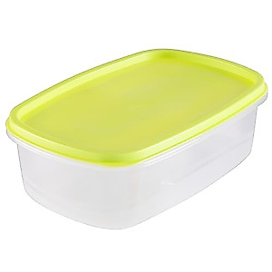 Kitchen Details 14 Piece Food Storage Container Set | Nested | 7 Containers and 7 Lids | Stackable | BPA Free | Dishwasher & Freezer Safe | 7 Sizes | Rainbow