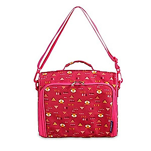 J World New York Casey Kids Lunch Bag. Cute Insulated Lunch-Box for Boys Girls, Fox