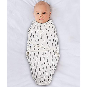 The Peanutshell Baby Swaddle Blankets for Boys or Girls, Woodland Animals & Buffalo Plaid, 3 Pack Wrap Set, 2 Sizes (Small/Medium)