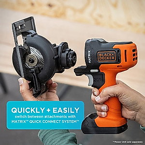 Black & Decker BDCDMT1206KITC Matrix 6 Tool Combo Kit with BDCMTTS Matrix Trim Saw Attachment