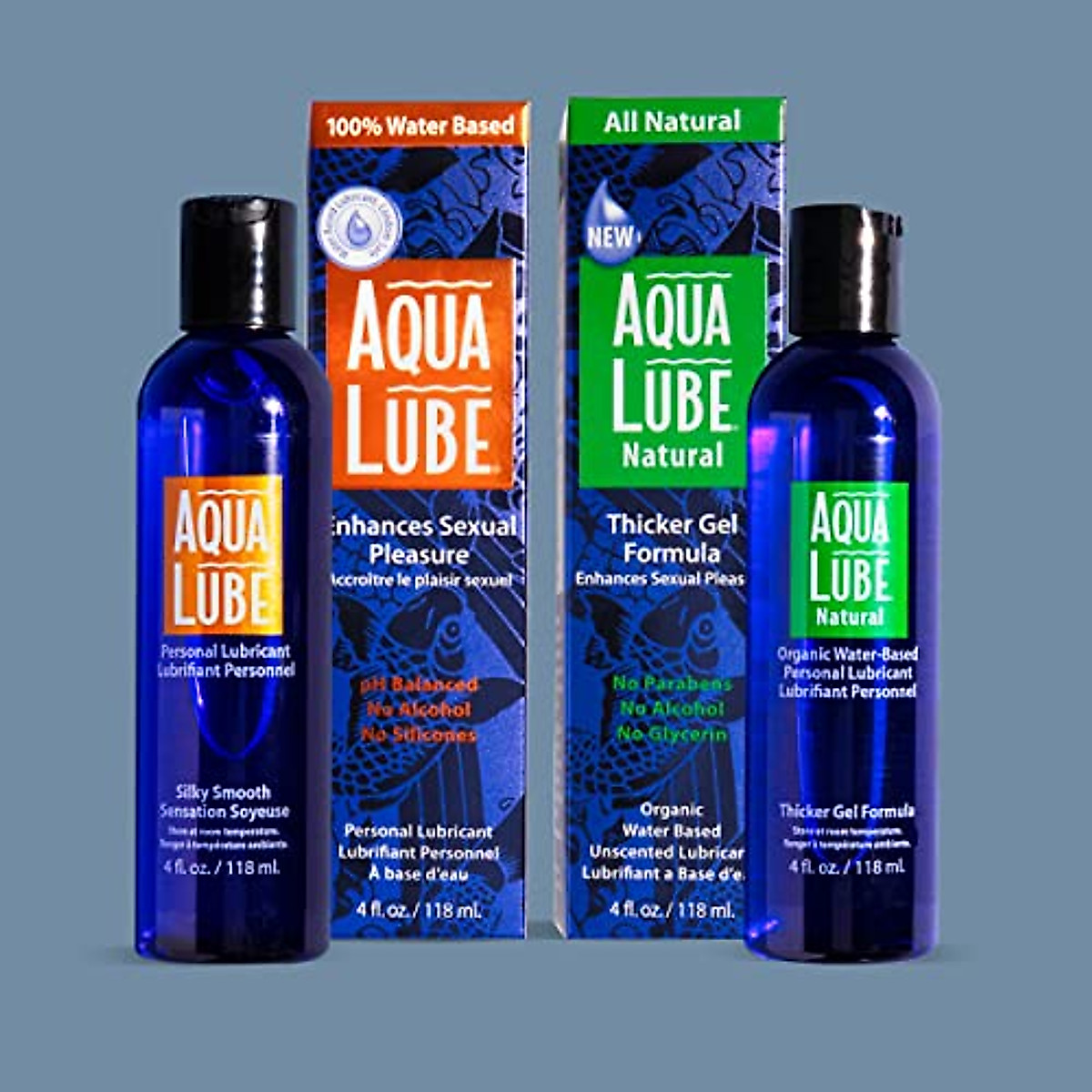 Aqua Lube Personal Lubricant Water Based, Clear, 4 fl oz