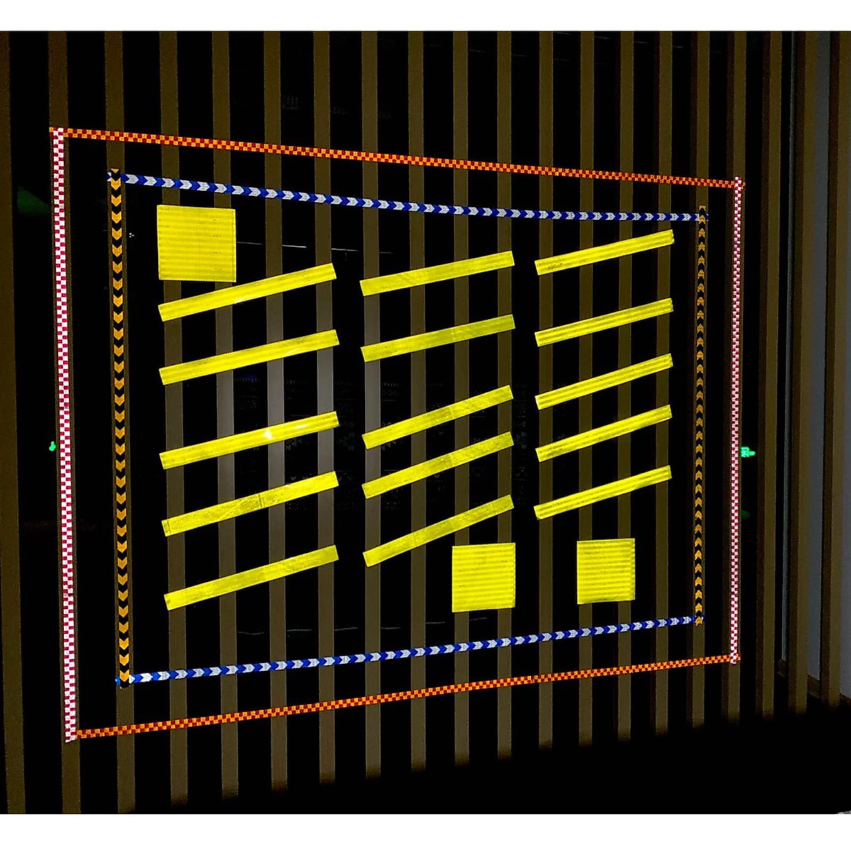 BERTAPES Yellow Reflective Tape,DOT-C2 Outdoor Safety Tape,High Viscosity, Waterproof, Fade Resistant,Durable,Reflector Conspicuity,Weather and Moisture Resistant,2 in × 20 FT