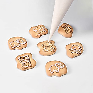 Keenpioneer Disposable Decorating & Pastry Bags 10" Pack of 100 (10", Clear)