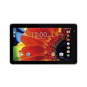 RCA RCT6873W42 Voyager 7 16GB Tablet 1024 X 600 Resolution 1.2GHz Intel Atom Quad-Core Processor Android 6.0 Marshmallow, Black