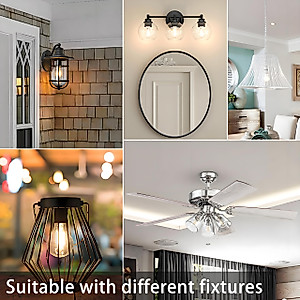 TJOY 12 Pack A19 Vintage LED Edison Bulbs, Dimmable Light Bulb 60W Equivalent, High Brightness 2700K Warm White, 7W E26 Standard Base, 800Lumens, CRI80+, Clear Glass Filament Bulb for Home, Farmhouse