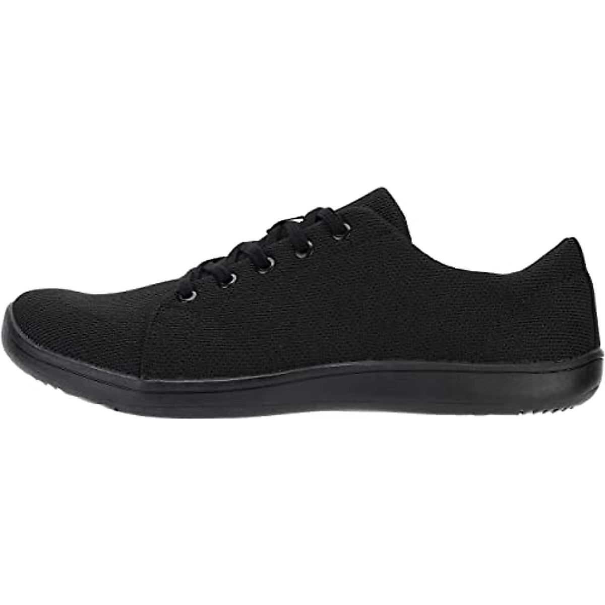 WHITIN Women's Minimalist Barefoot Shoes Wide Width Toe Box Size 9 Low Zero Drop Sole Flats Walking Athletic Cute Sport Casual Female Sneakers Black 40