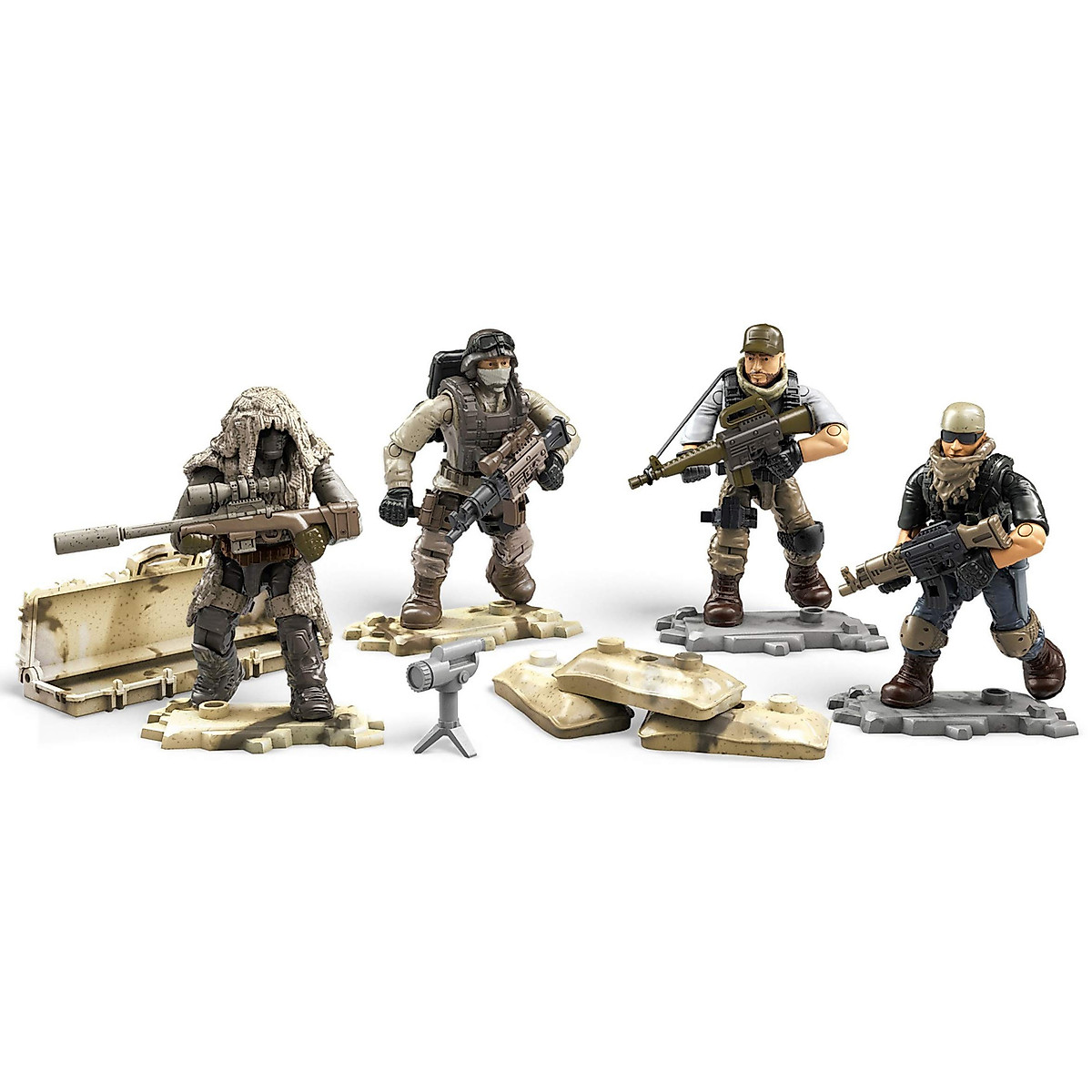 Mega Construx Call of Duty Desert Snipers Vs. Mercenaries, Multi (GCP06)