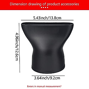 AMTHKNO Flat Tip Nozzle for Kobalt KLB 1040B-03 Leaf Blower 40v KLB 1040 Leaf Blower, KHB 3040-06 40 Volt, (Black)