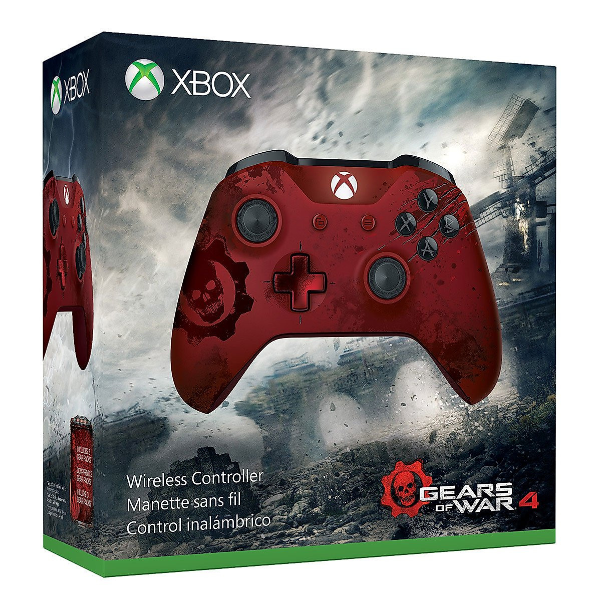 Xbox Wireless Controller – Gears of War 4 Crimson Omen Limited Edition