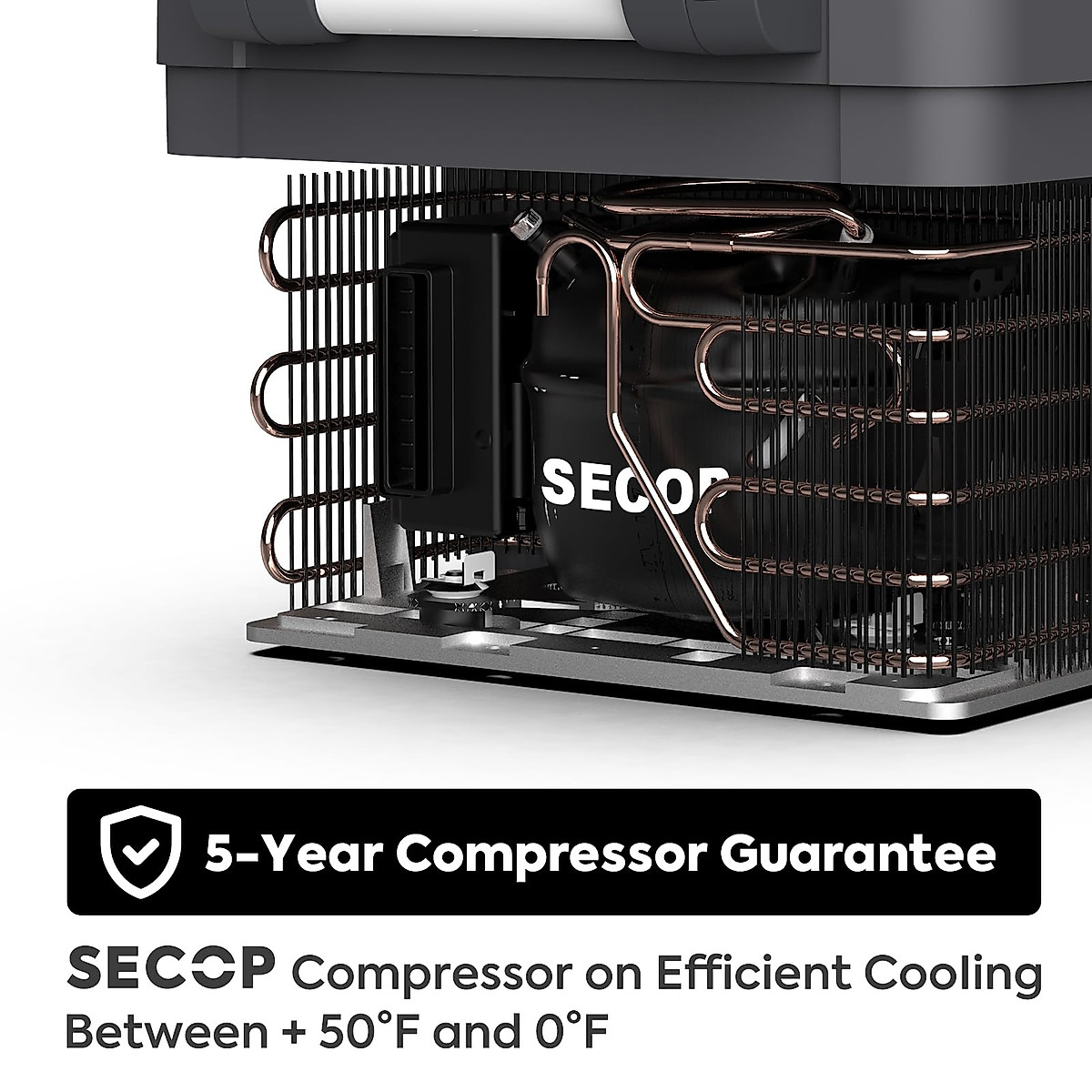 ICECO JP30 Portable Refrigerator Fridge Freezer, 30 Liters Car Refrigerator WIFI APP Control, 12V Cooler Refrigerator with SECOP Compressor, for Car & Home Use, 0℉ ~50℉,DC 12/24V, AC 110/240V