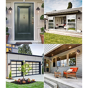 KSANA Outdoor Lights Wall Mount, Rust-Proof Exterior Wall Light Fixtures with Bubble Glass, Spherical Outdoor Wall Sconce for Porch, Yards, Patio, Garden, Balcony, Hallway, Front Door, Bronze Finish