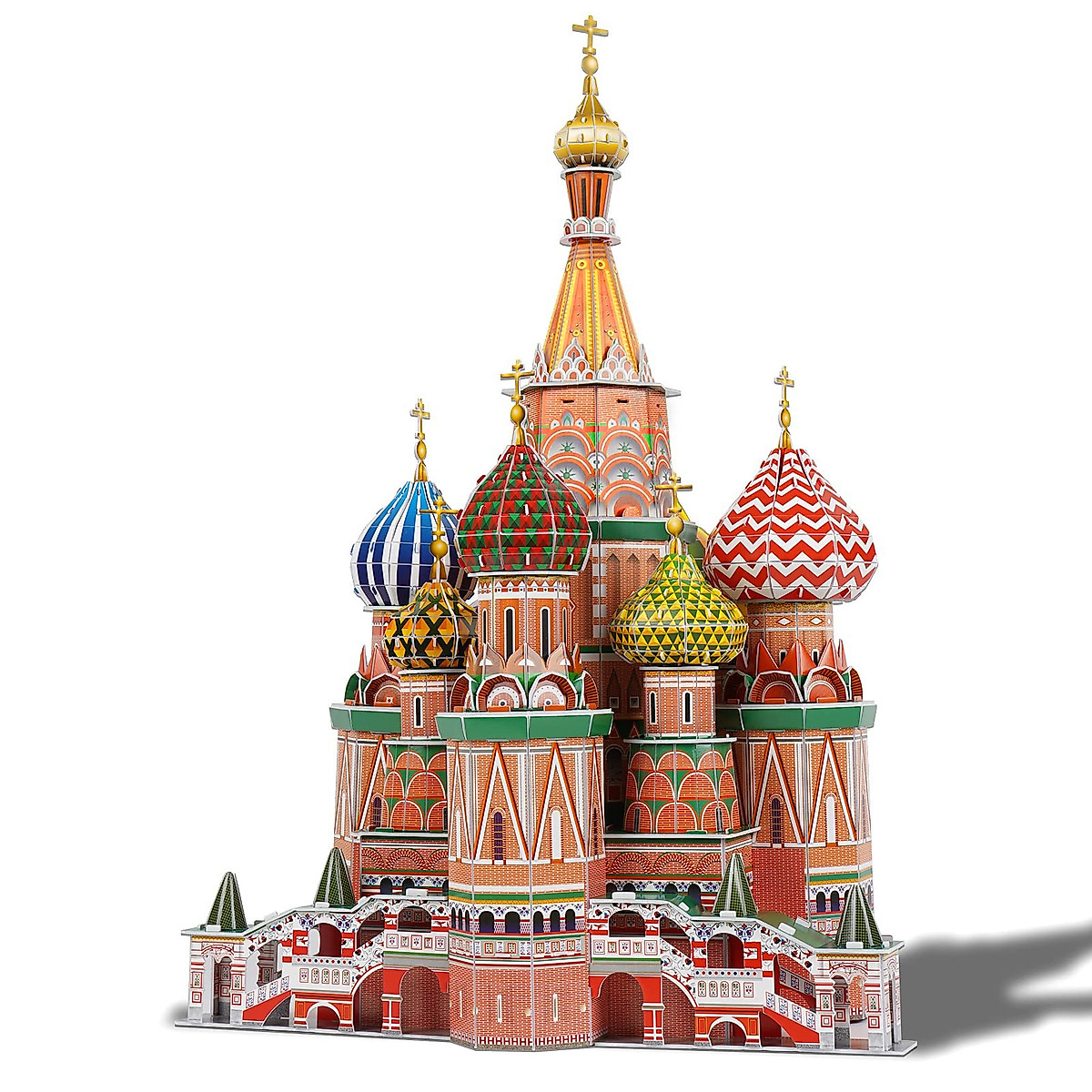 3D Puzzles for Adults & Kids St. Basil's Cathedral Building Set, Russia Cathedral Architecture Craft Model Kits, Educational 3D Jigsaw Puzzle Toy Birthday for Teens Boys Girls, 231 PCS