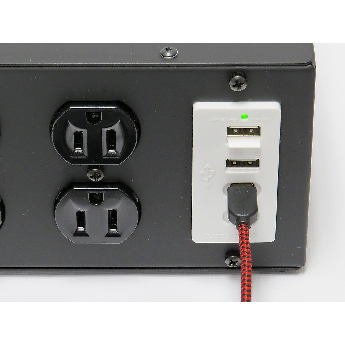 ZeroSurge 6R15W-4USB - 6 Outlet Plug-in Surge Protector and 4 Port USB Charger Version 2