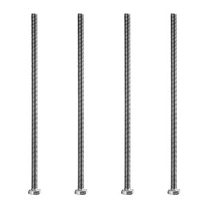 Cionyce 4 PCS M6 Hex Bolt, M6-1 x 150mm Hex Head Screws Bolts 304 Stainless Steel Hex Tap Bolts