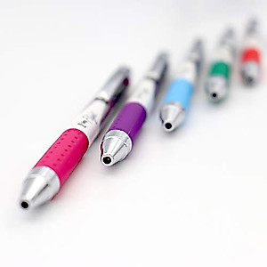 Zebra Pen Z-Grip Flight Retractable Ballpoint Pen, Bold Point, 1.2mm, Assorted Fashion Colors, 4-Count