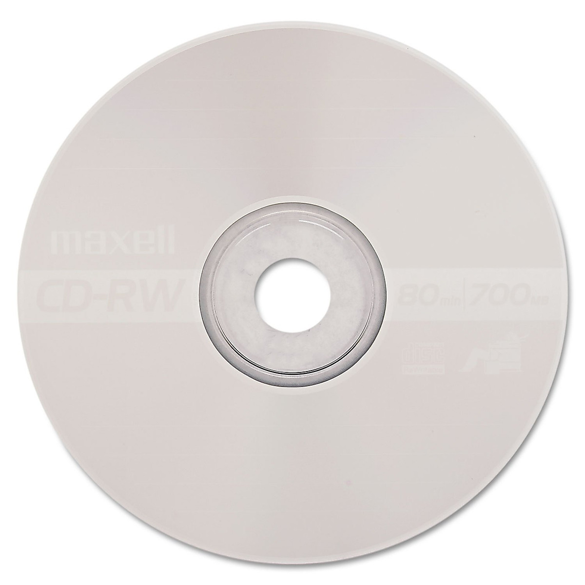 Maxell MAX630011Rewritable CDR 4x CD-RW Media Silver with Slim Cases