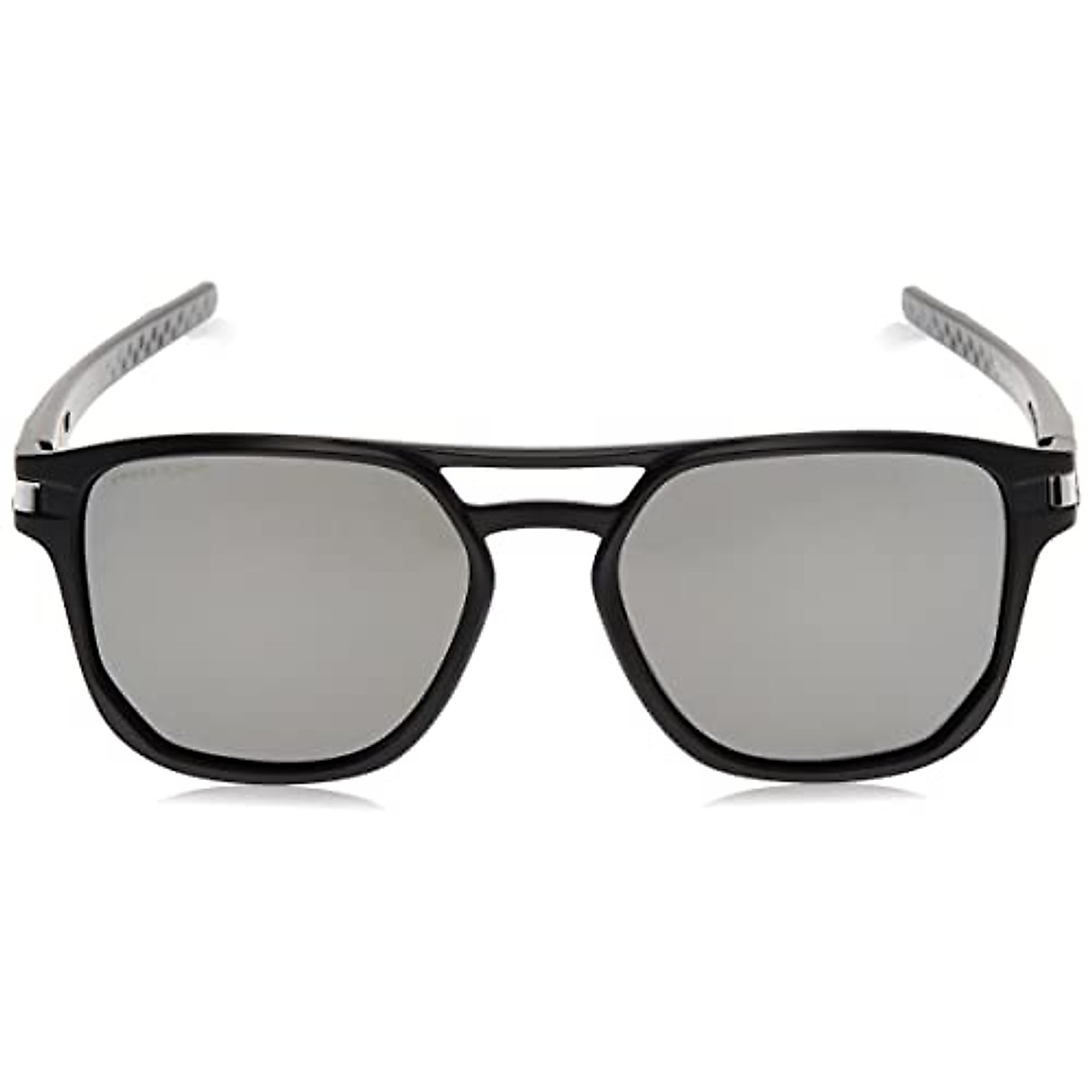 Oakley Men's OO9436 Latch Beta Square Sunglasses, Matte Black/Prizm Grey, 54 mm