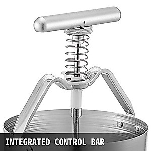 VBENLEM Donut Depositor 5L Capacity Donut Dropper Hopper Food-Grade Aluminum Manual Donut Dispenser 6 Adjustable Thicknesses Donut Hopper with Stand Donut Batter Dispenser for Home & Commercial Use