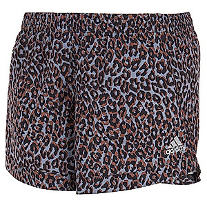 adidas Girls' Print Woven Short, Medium Grey, X-Large