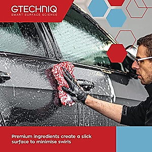 Gtechniq - W1 GWash - High Foam Content, Maximum Gloss Retention, Tough On Dirt and Grime, High Slickness Lubrication - Breaks Down Residue, Works Great in Foam Cannons (500 milliliters)