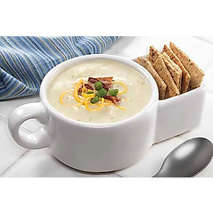 Soup and Cracker Mug or Cereal Bowl by Kitchen Gadgets, 12 fluid ounces