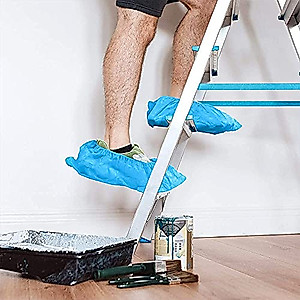 200 Packs Shoe Covers Disposable Non Slip, LyncMed Durable Shoe Cover Booties Covers （Large Size,Fit most of People))