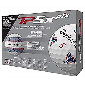 TaylorMade TP5x pix 2.0 USA Golf Ball