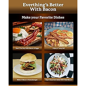 Gotham Steel Bacon Bonanza XL Baking Pan with Rack for Crispy Bacon + Crisper Tray for Bacon with Grease Catcher, Nonstick Bacon Cooker for Oven / Copper Bacon Pan, Non-Toxic Oven / Dishwasher safe